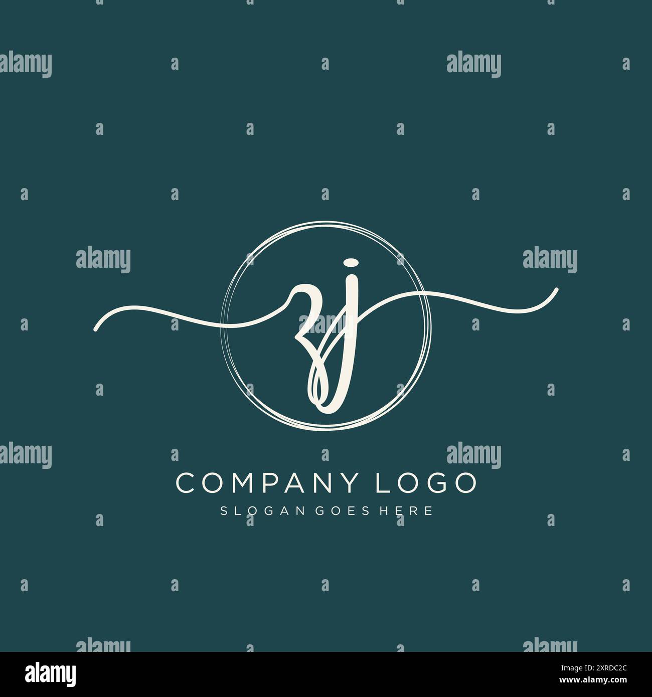 Initial zj logo hi-res stock photography and images - Alamy