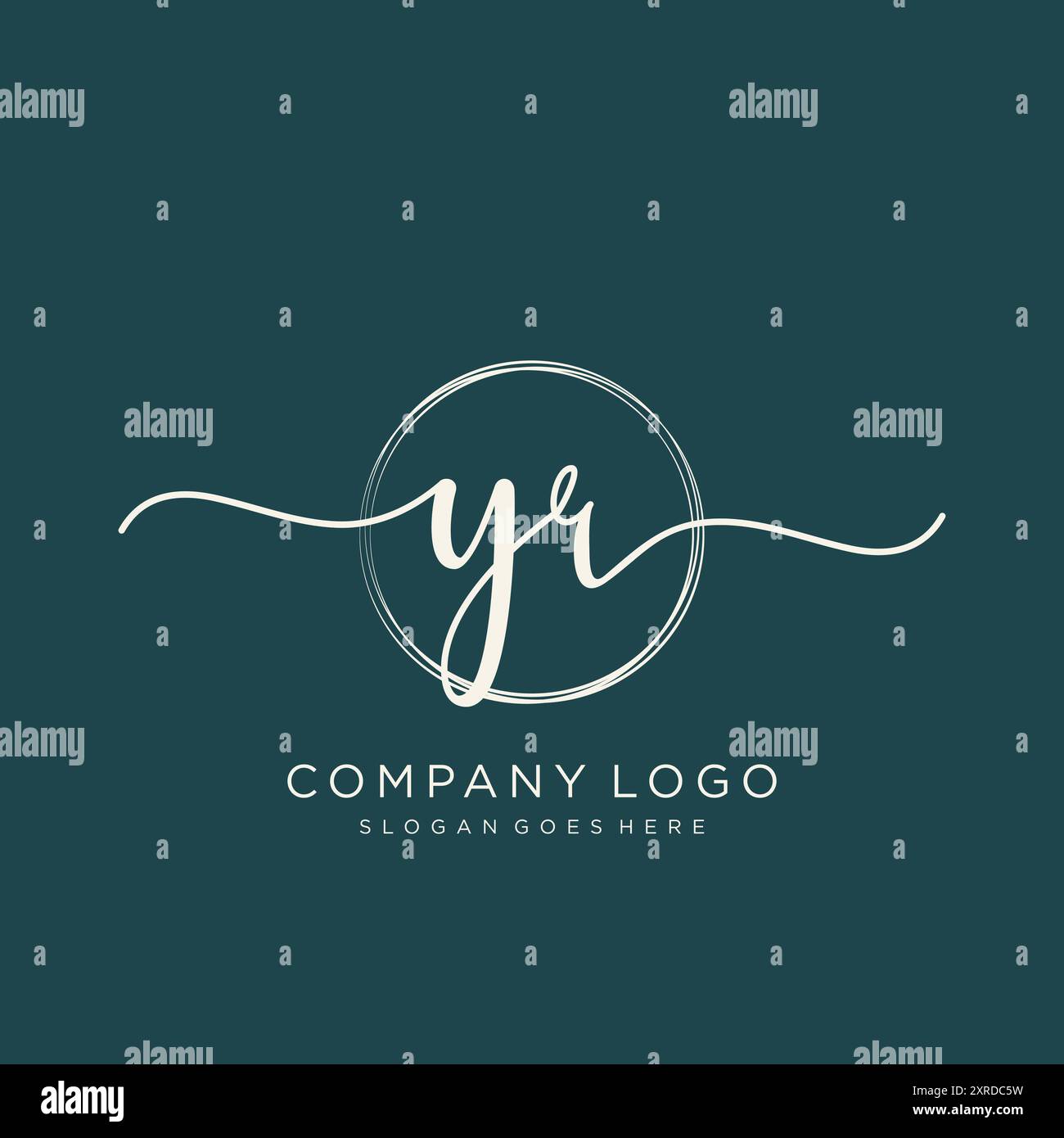 Initial yr logo hi-res stock photography and images - Alamy
