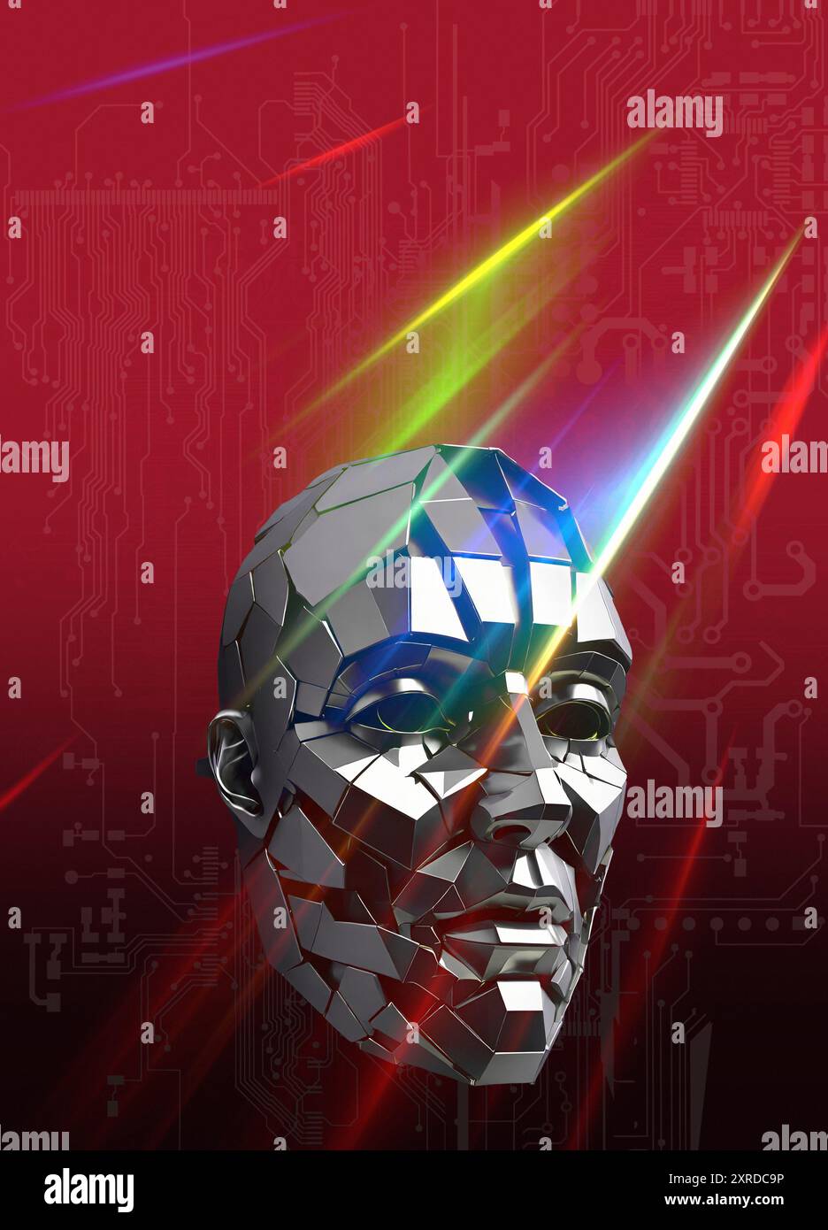 Artificial intelligence, conceptual illustration Stock Photo - Alamy