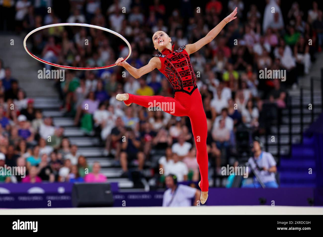 Paris, France. 9th Aug, 2024. Taisiia Onofriichuk (UKR) Rhythmic ...