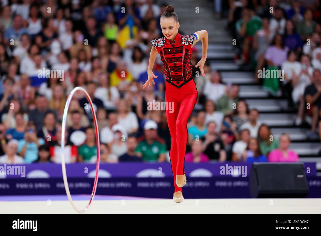 Paris, France. 9th Aug, 2024. Taisiia Onofriichuk (UKR) Rhythmic ...