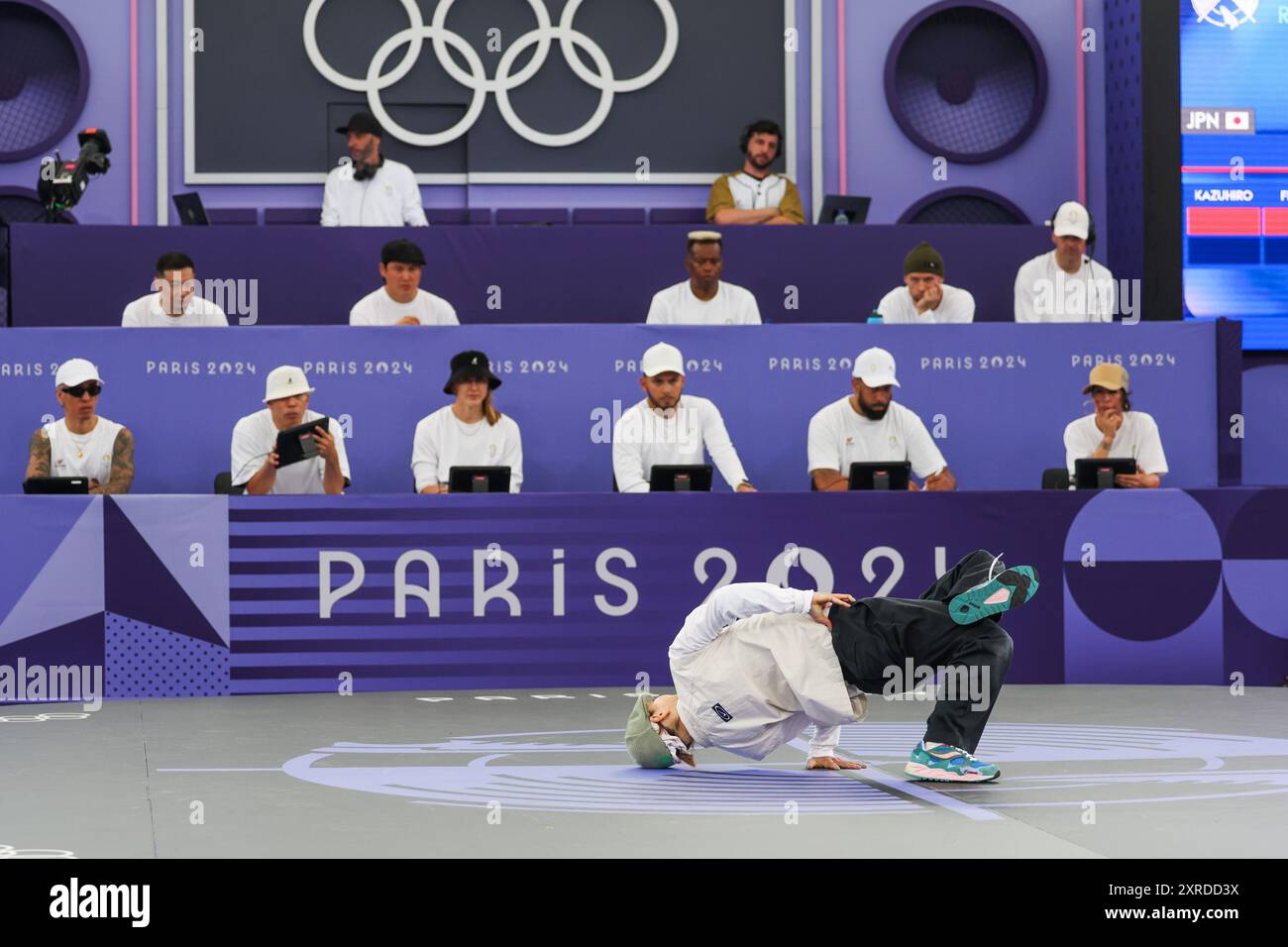 Paris, France. 9th Aug, 2024. Ayumi Fukushima/AYUMI (JPN) Breaking : B-Girls Round Robin during ...