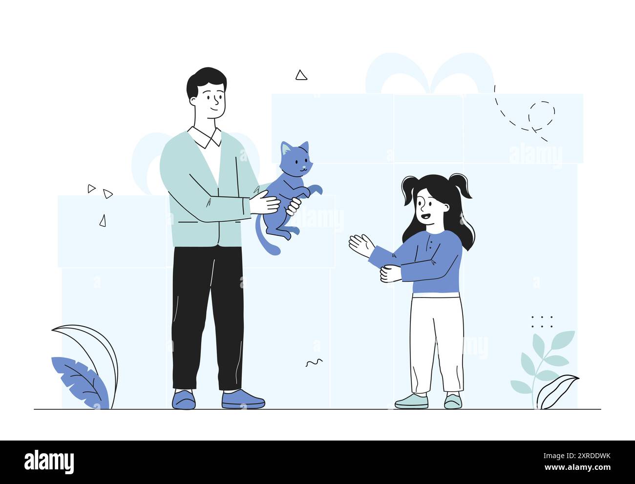 Chubby man birthday Stock Vector Images - Alamy