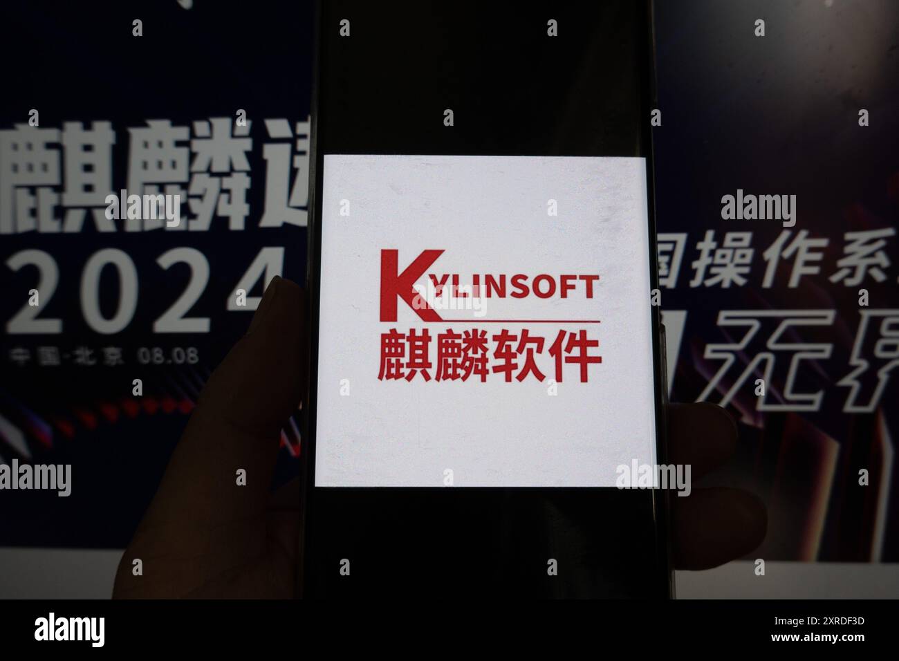 SHANGHAI, CHINA - AUGUST 10, 2024 - A young man checks the official account and homepage of ...