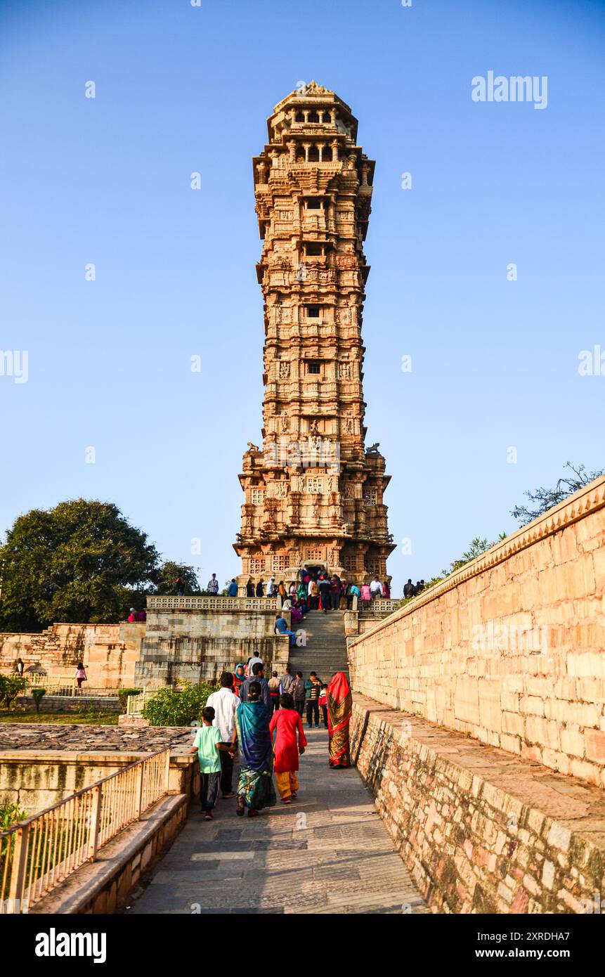Chittorgarh fort built in 7th century by the Maurya rulers in Rajasthan ...