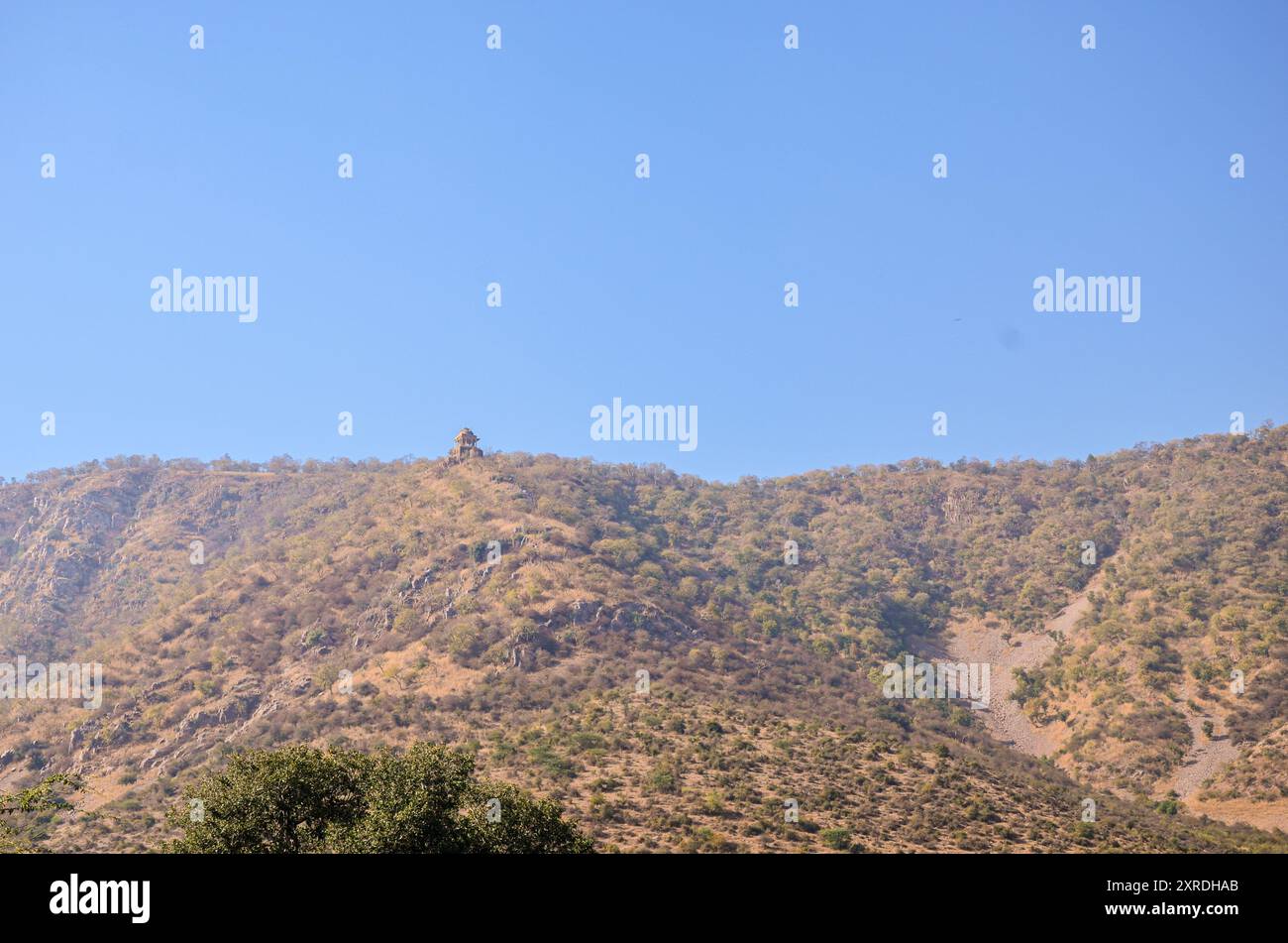 Part of the ruins of 16th century Bhangarh fort at Alwar, Rajasthan ...