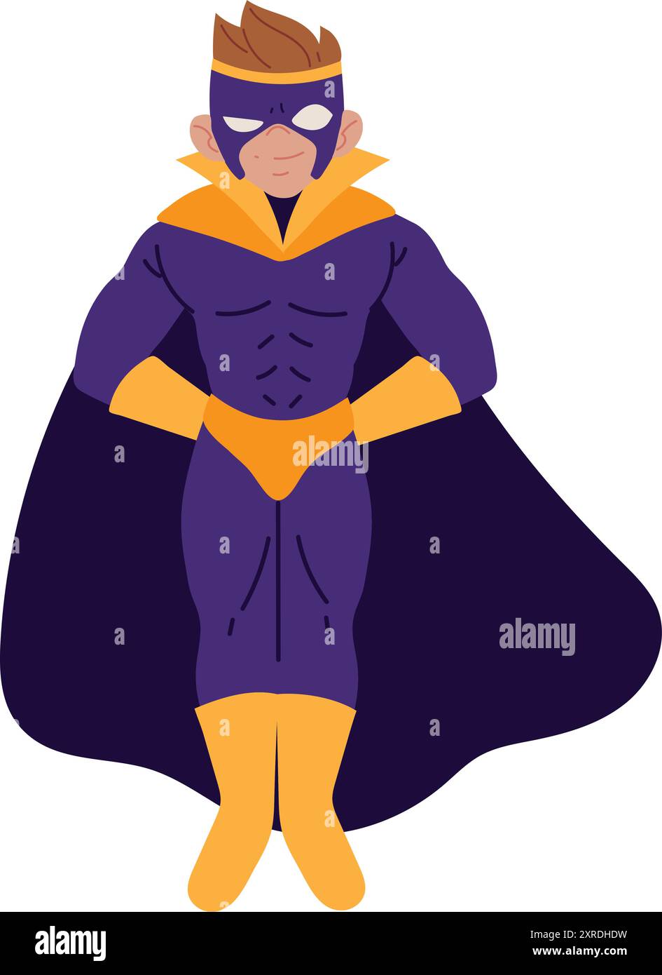 Superhero friend character costume Stock Vector Images - Alamy