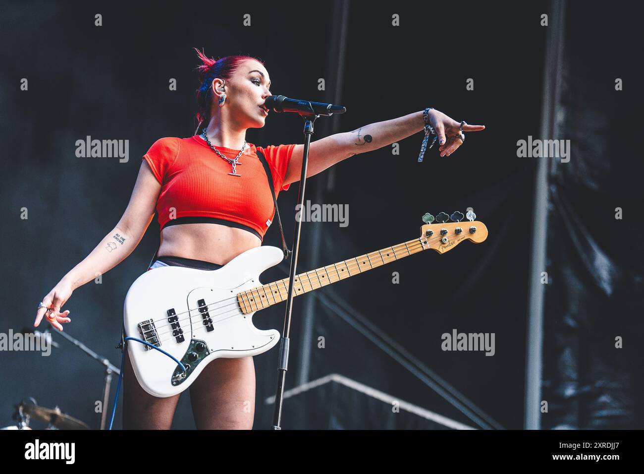 Skanderborg, Denmark. 09th, August 2024. The American singer and ...