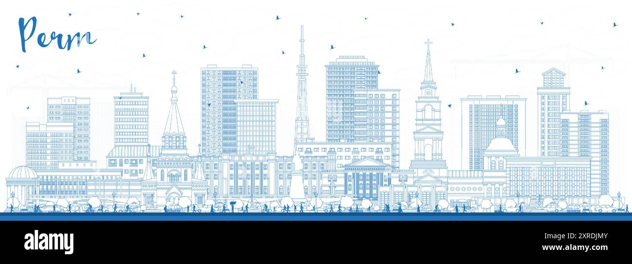 Perm architecture Stock Vector Images - Alamy