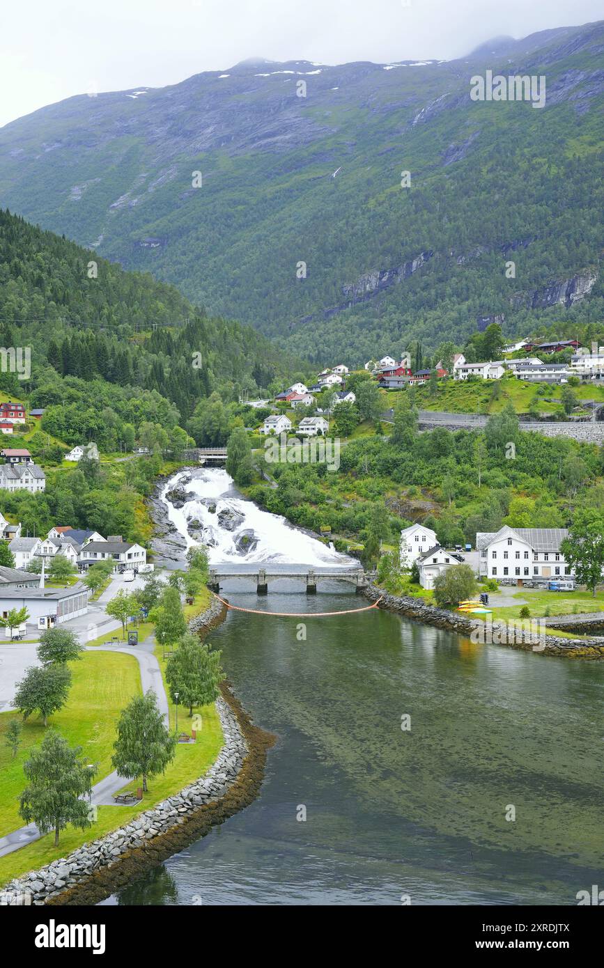 Hellesylt is a village in the municipality of Stranda near the ...