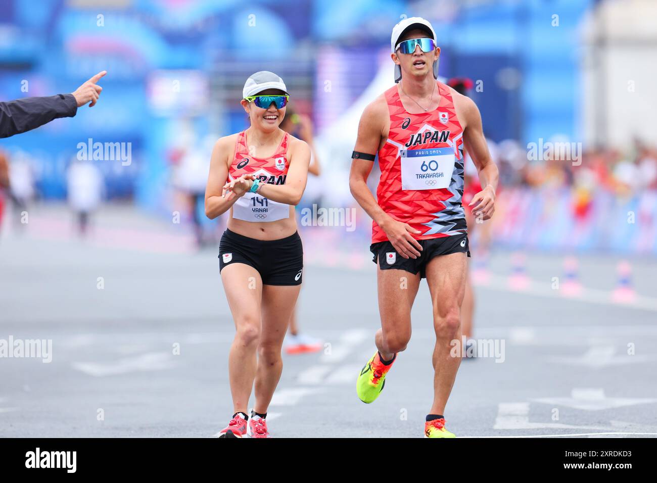 Paris, France. 7th Aug, 2024. (L-R) Ayane Yanai, Kazuki Takahashi (JPN ...