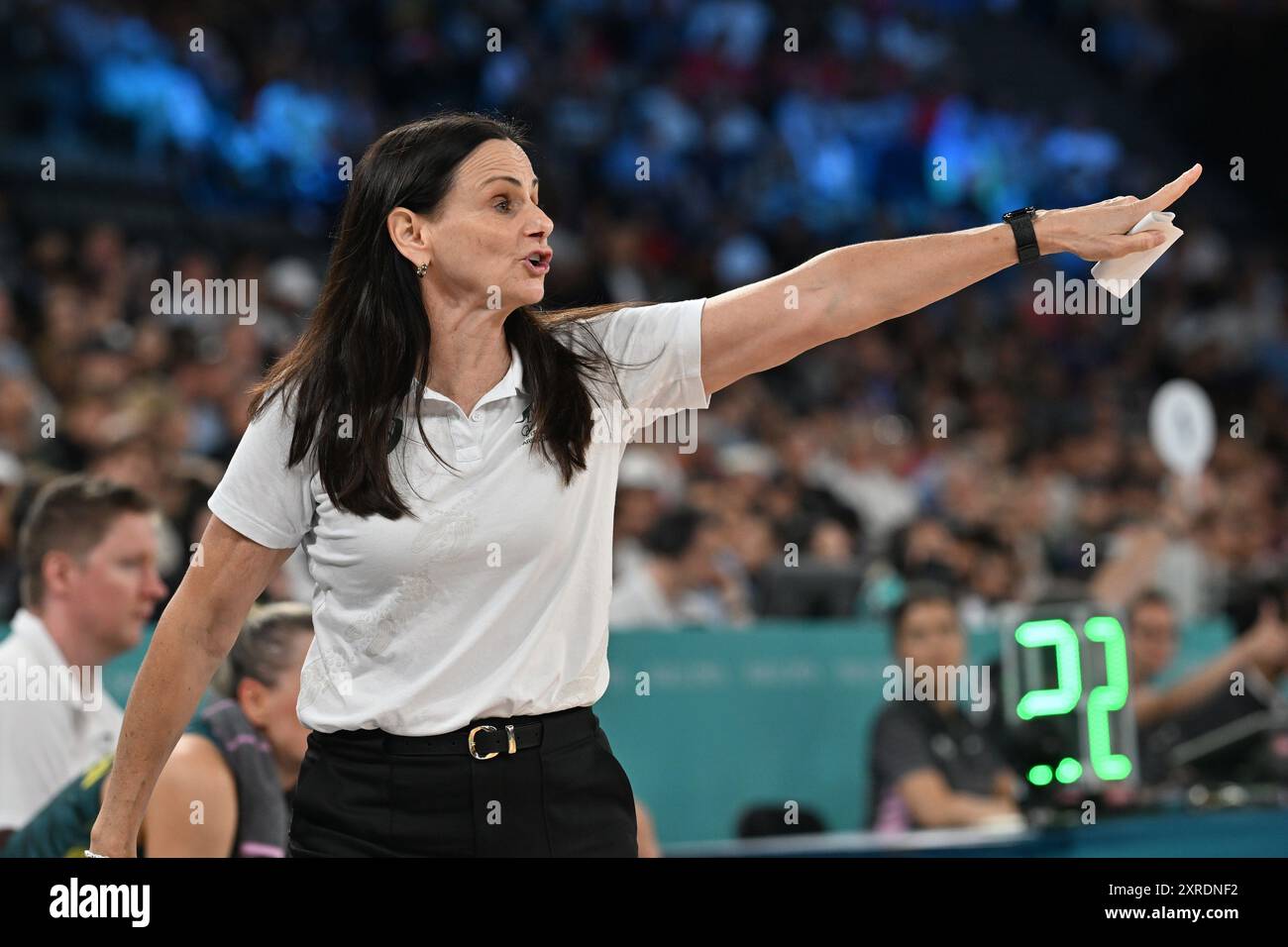Coach Sandy Brondello (AUS), Basketball, Women's Semifinal between ...