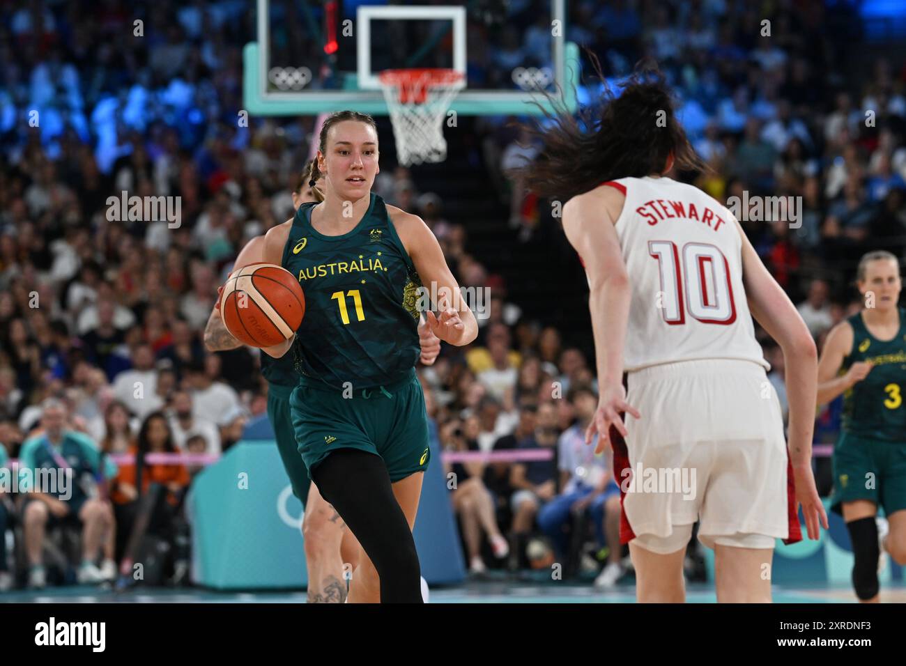 Alanna Smith (AUS), Basketball, Women's Semifinal between United States ...