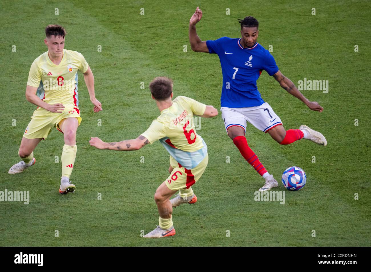 Paris, France. 09th Aug, 2024. France's Player Olise Michael during the ...