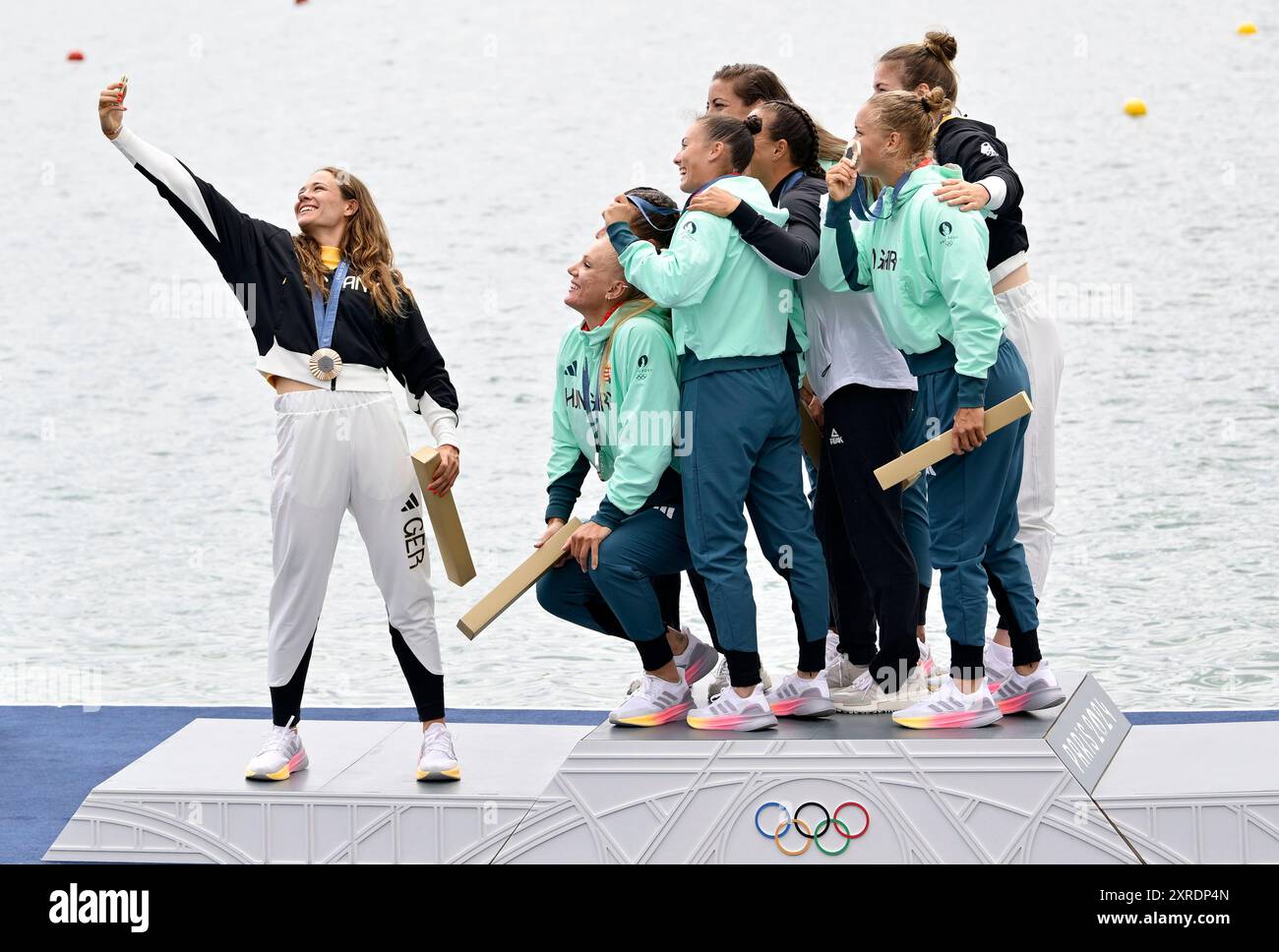 Paris, France. 09th Aug, 2024. Paris 2024 Olympic Games. Canoe Sprint ...