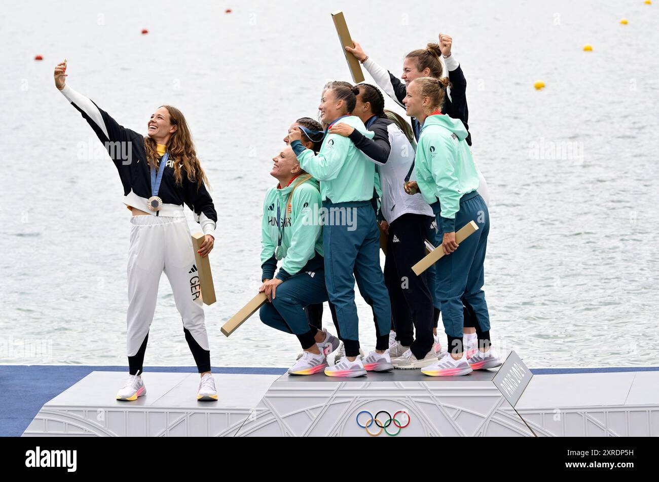 Paris, France. 09th Aug, 2024. Paris 2024 Olympic Games. Canoe Sprint ...
