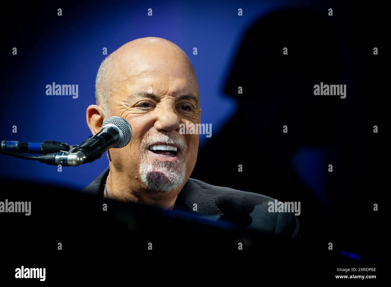 EDITORIAL USE ONLY Billy Joel performs at the Principality Stadium in ...