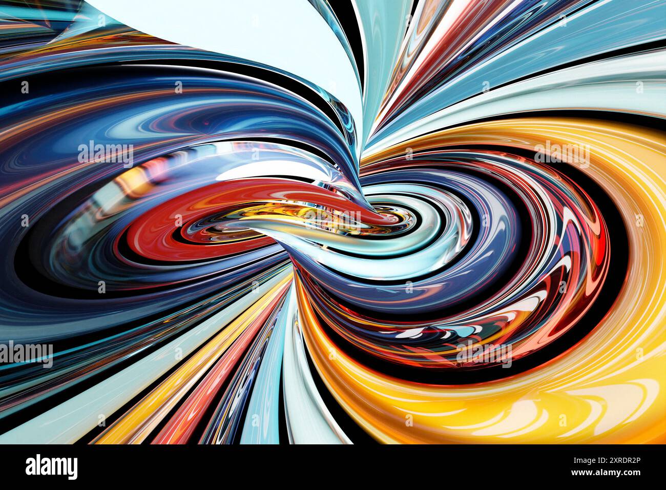 Beautiful colorful texture design 3d illustration. Abstract chaotic pop ...