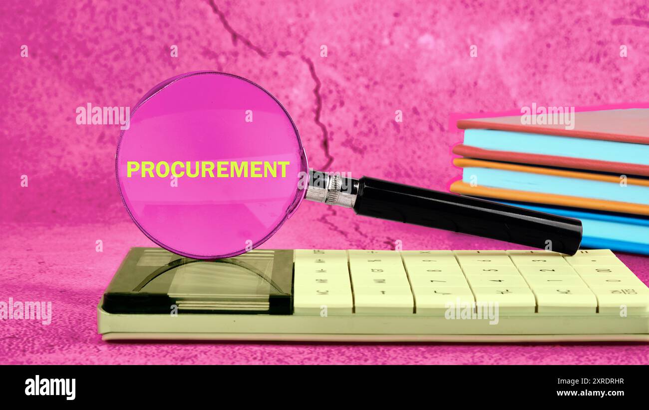 Procurement Management Business Concept. PROCUREMENT word through a ...