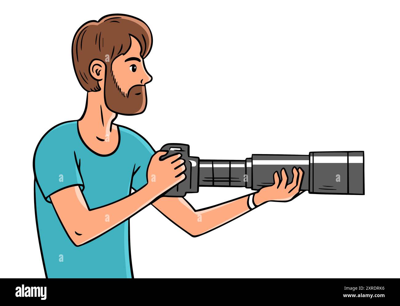 Camera enthusiast vector hi-res stock photography and images - Alamy