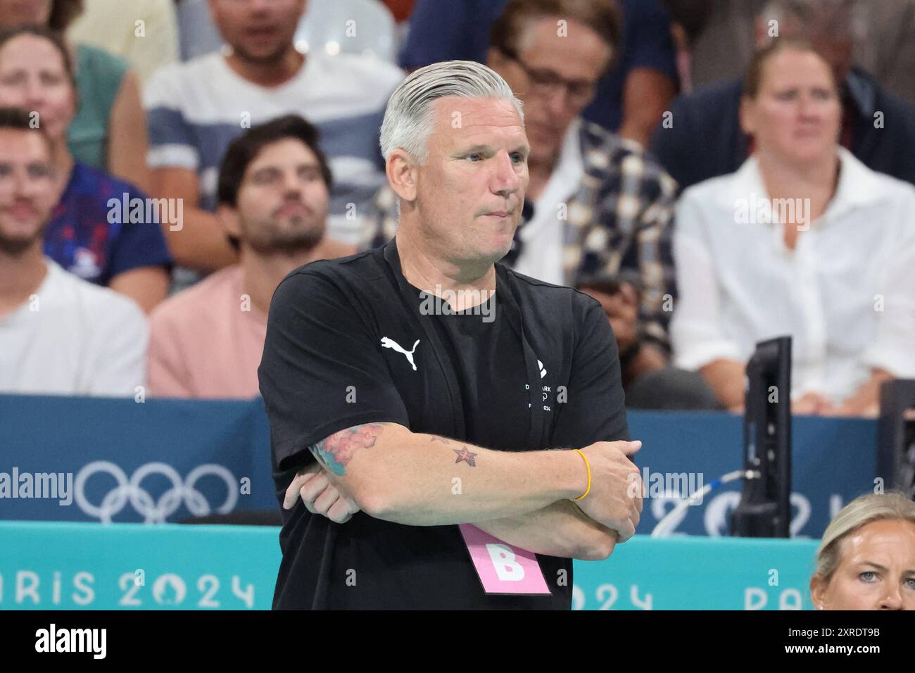 Coach Nikolaj Bredahl Jacobsen (Denmark), Handball, Men's Semifinal ...
