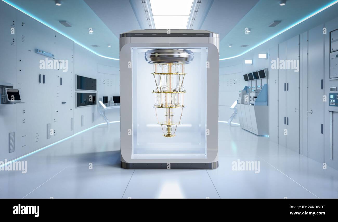 Quantum computer chandelier hi-res stock photography and images - Alamy