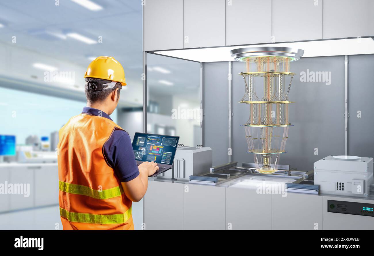 Quantum computer chandelier hi-res stock photography and images - Alamy