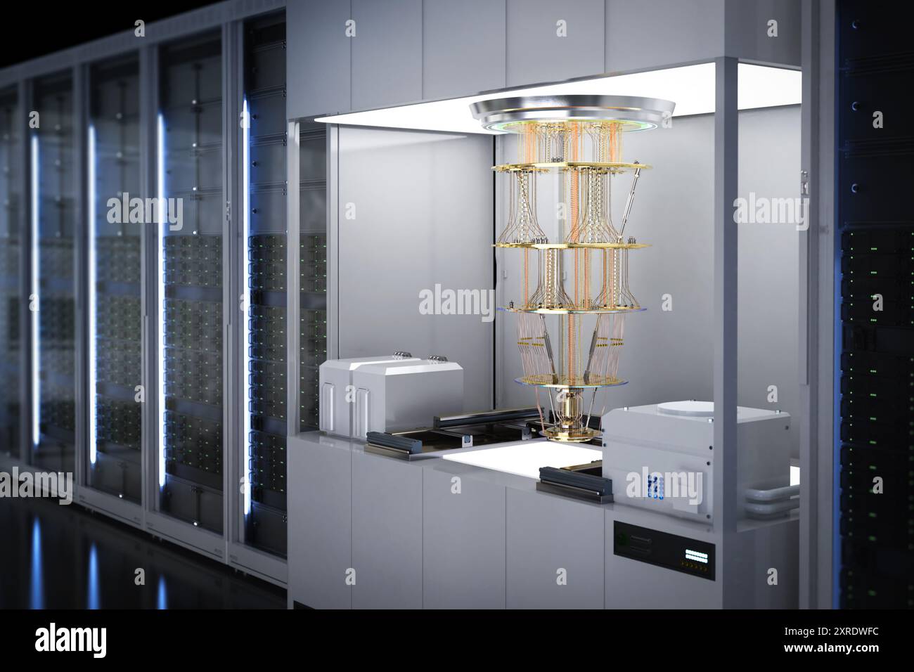 Quantum computer chandelier hi-res stock photography and images - Alamy