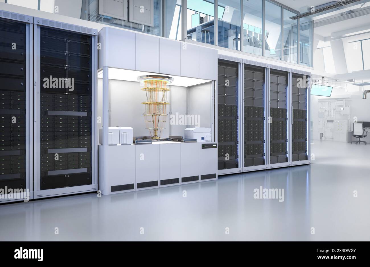 Quantum computer chandelier hi-res stock photography and images - Alamy