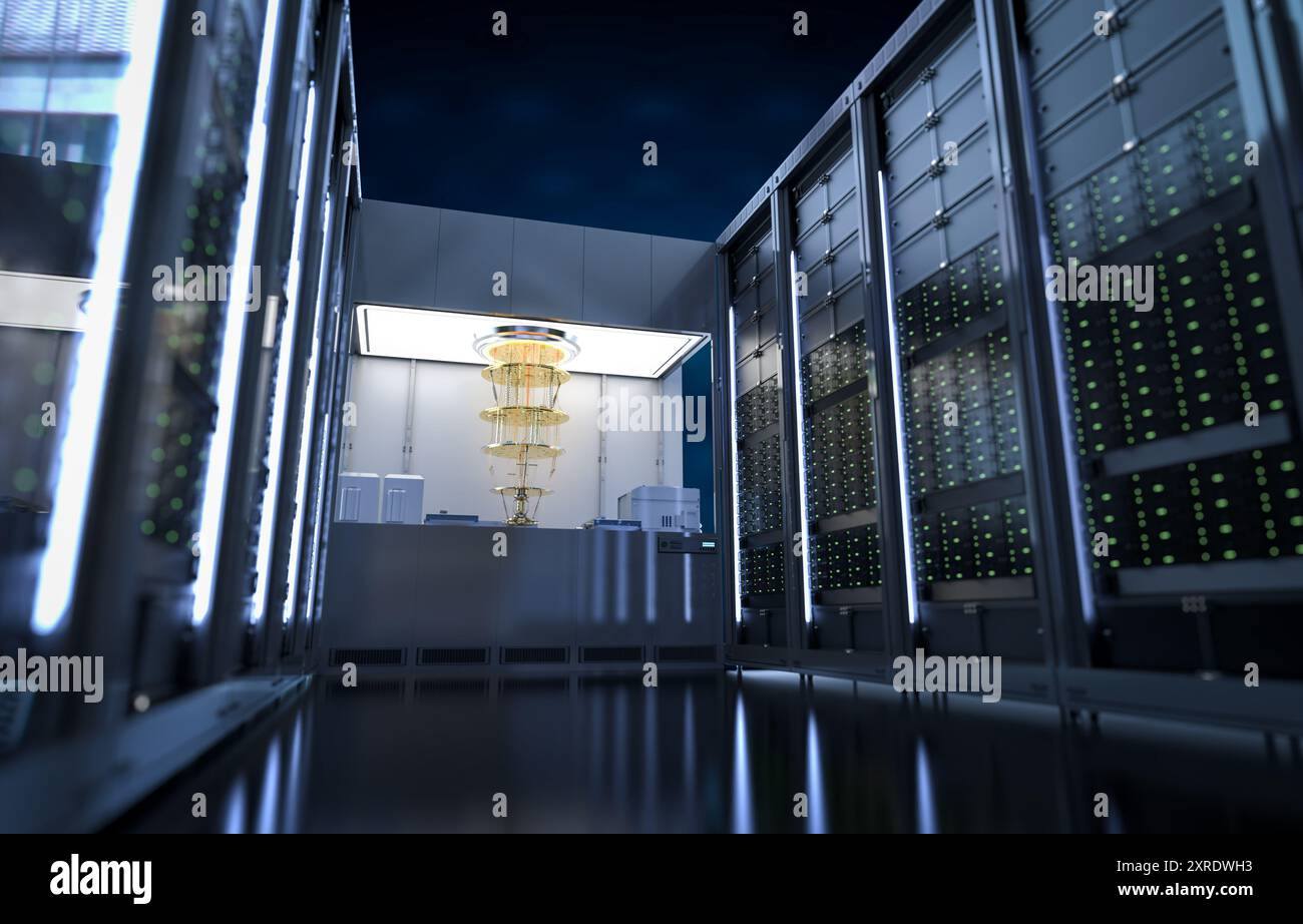 Quantum computer chandelier hi-res stock photography and images - Alamy
