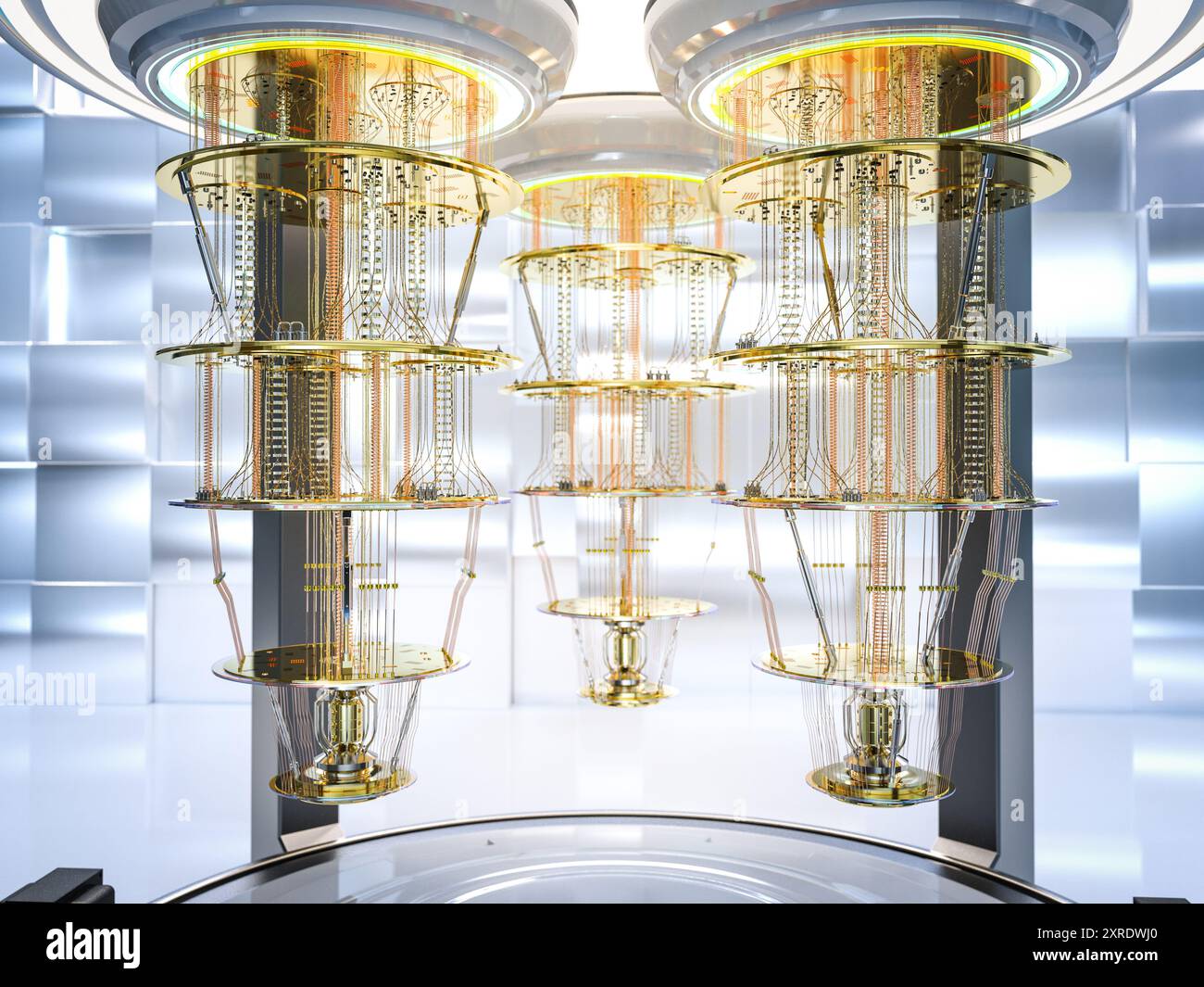 3d rendering quantum computer machine in shield capsule Stock Photo - Alamy