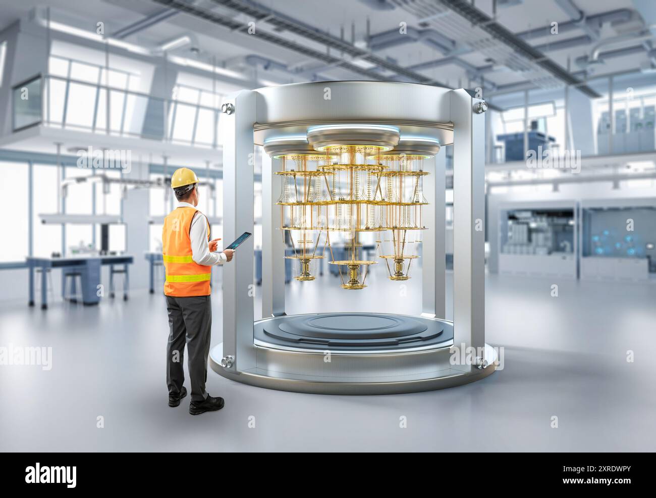 Quantum computer chandelier hi-res stock photography and images - Alamy