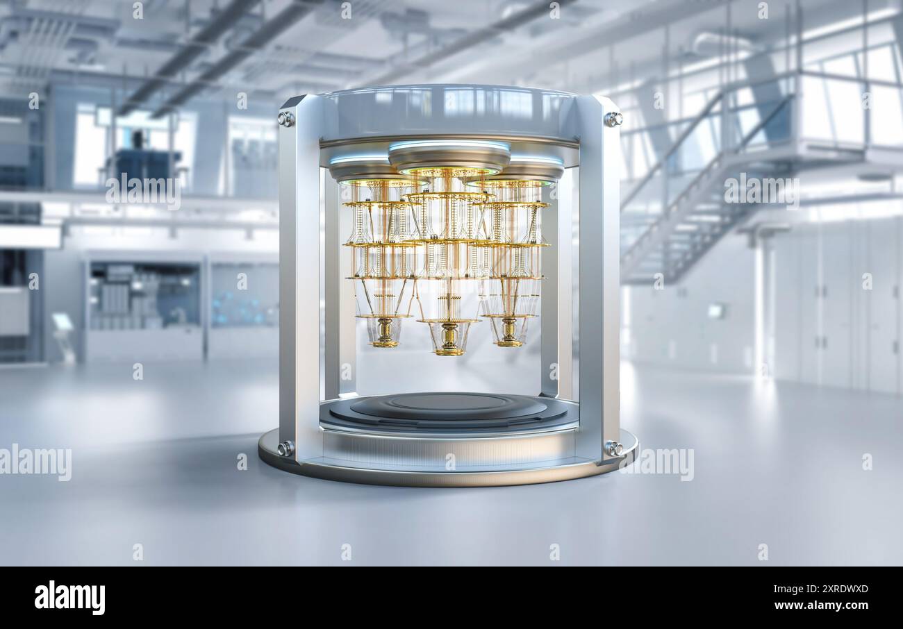 Quantum computer chandelier hi-res stock photography and images - Alamy