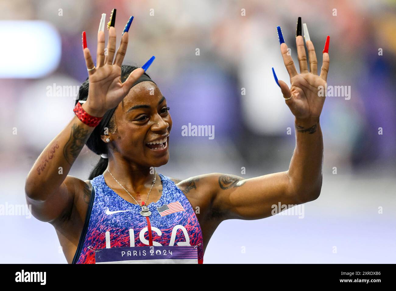 Shacarri richardson nails hi-res stock photography and images - Alamy