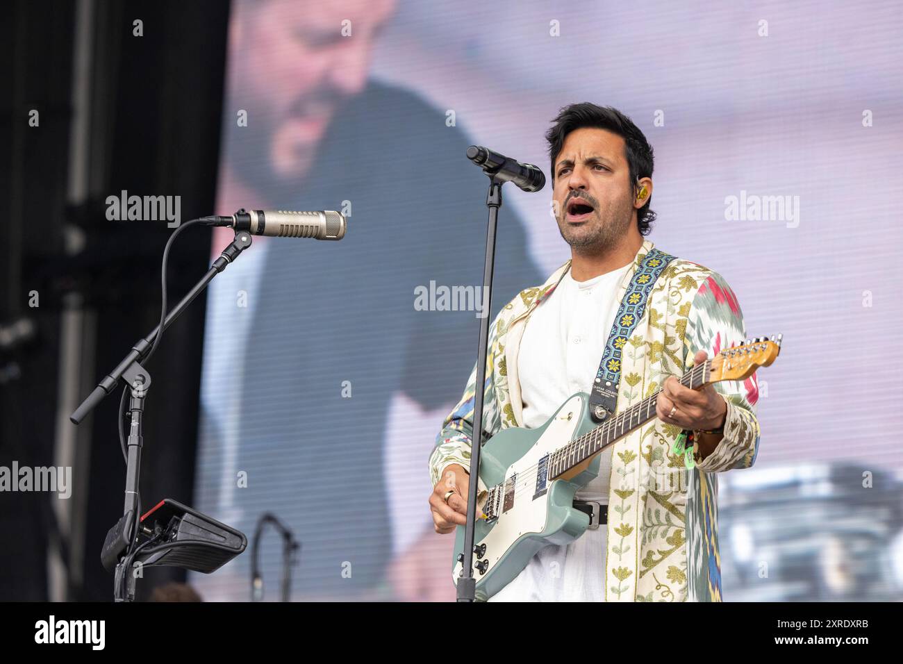 San Francisco, USA. 09th Aug, 2024. Sameer Gadhia of Young the Giant ...