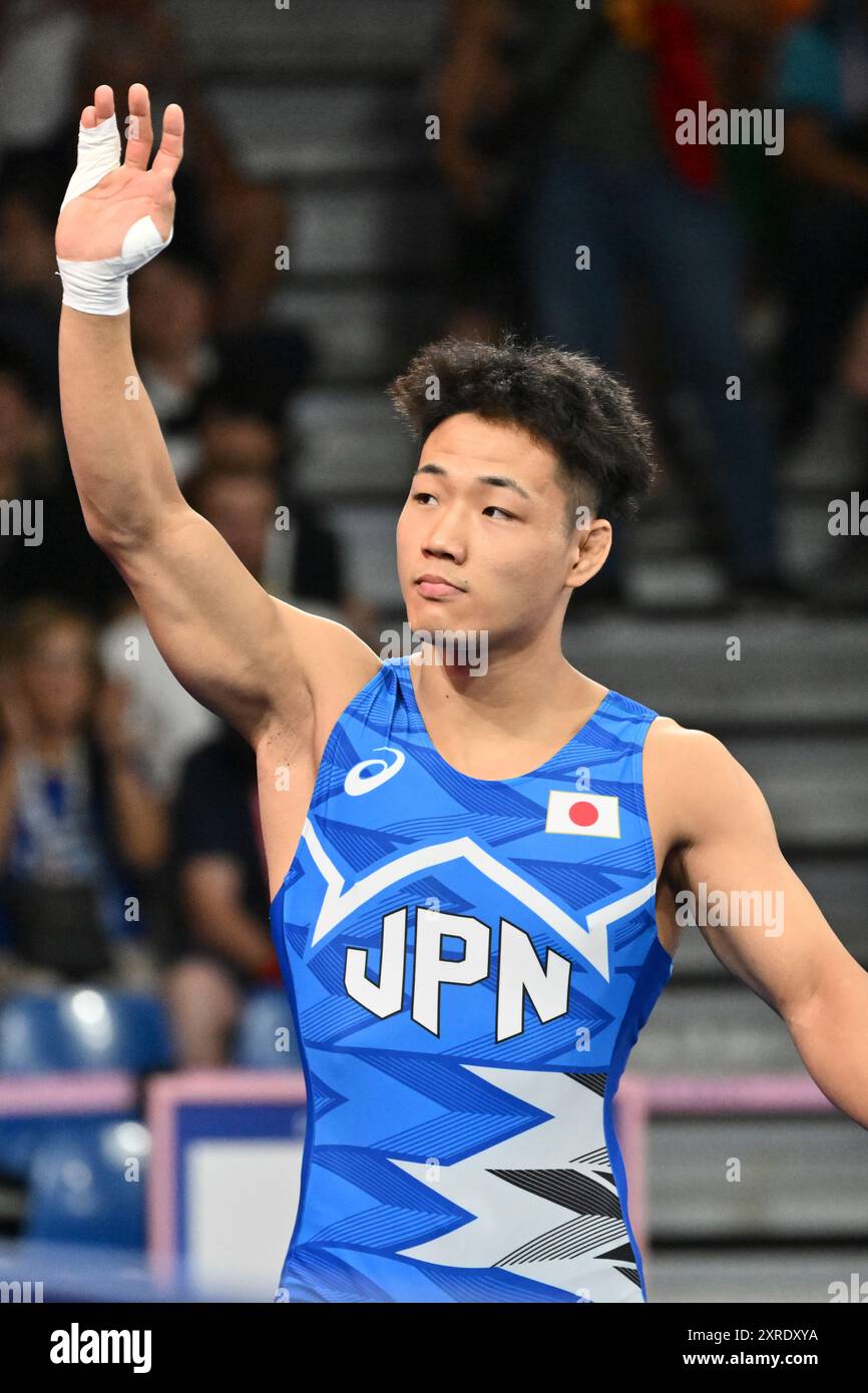 TAKATANI Daichi, Japan (JPN) vs DAKE Douglas Kjle (USA), Wrestling Freestyle Men's 74 kg ...