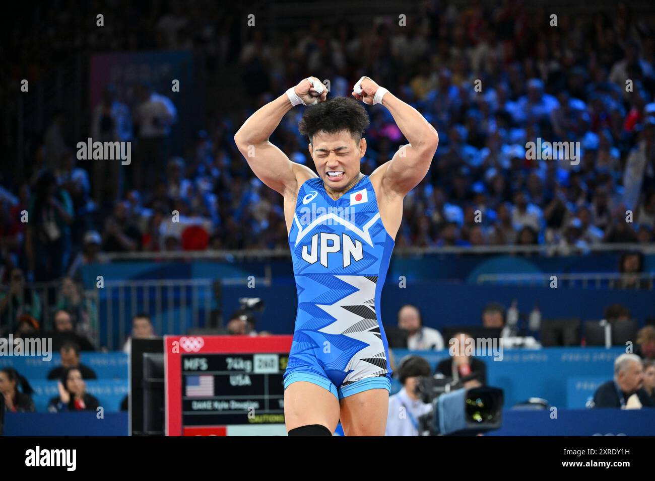 TAKATANI Daichi, Japan (JPN) vs DAKE Douglas Kjle (USA), Wrestling Freestyle Men's 74 kg ...