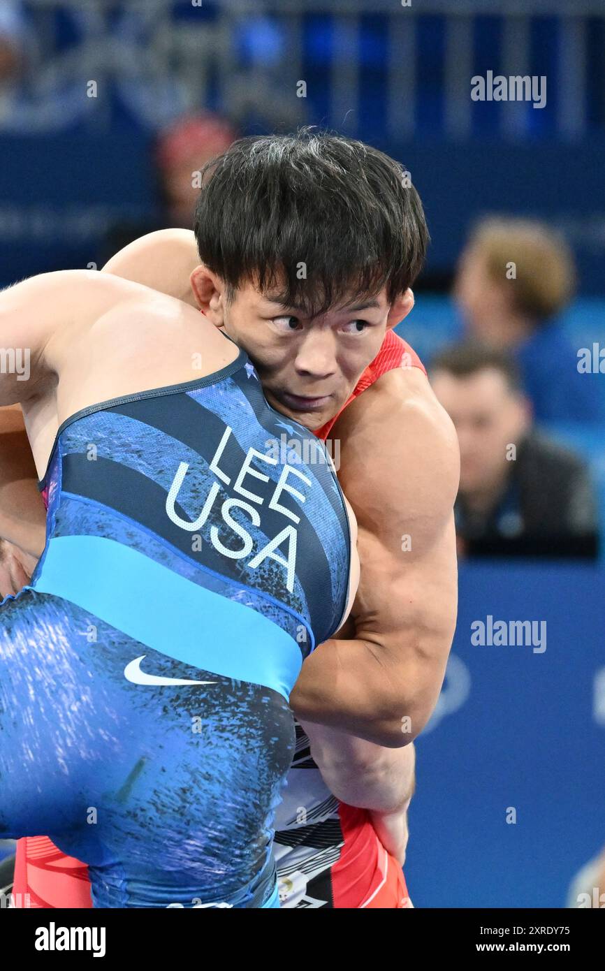 HIGUCHI Rei, Japan (JPN) vs LEE Spencer Richard (USA), Wrestling ...