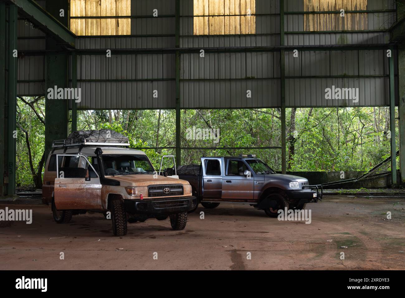 Apoera Railwaystation Suriname never used and abandoned leaving a 300 ...