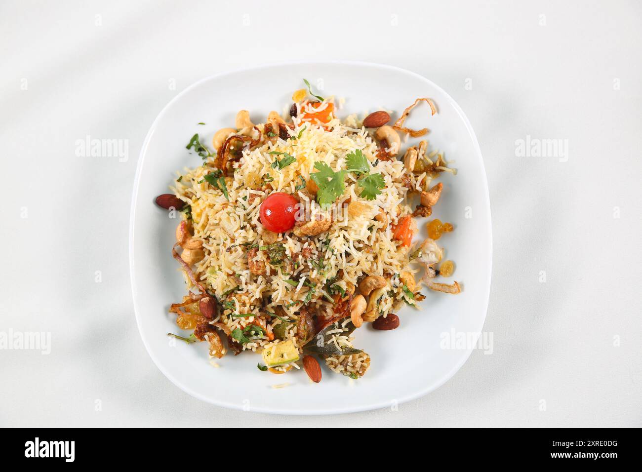 Arabic Veg biryani - Basmati rice and mixed vegetables nuts, fruits etc ...
