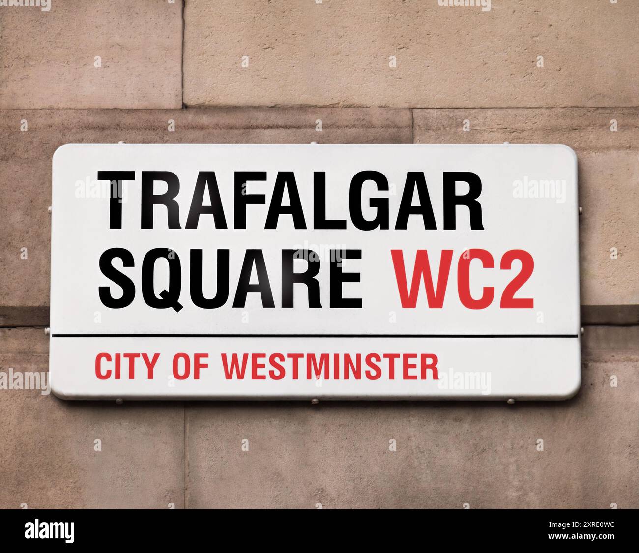 Trafalgar Square Sign best known for Nelson's Column, a huge monument ...
