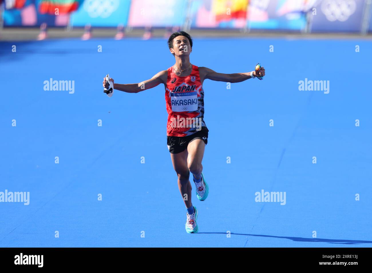 Paris, France. 10th Aug, 2024. Akira Akasaki (JPN) Marathon : Men's ...