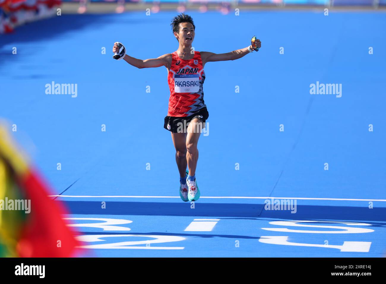 Paris, France. 10th Aug, 2024. Akira Akasaki (JPN) Marathon : Men's ...