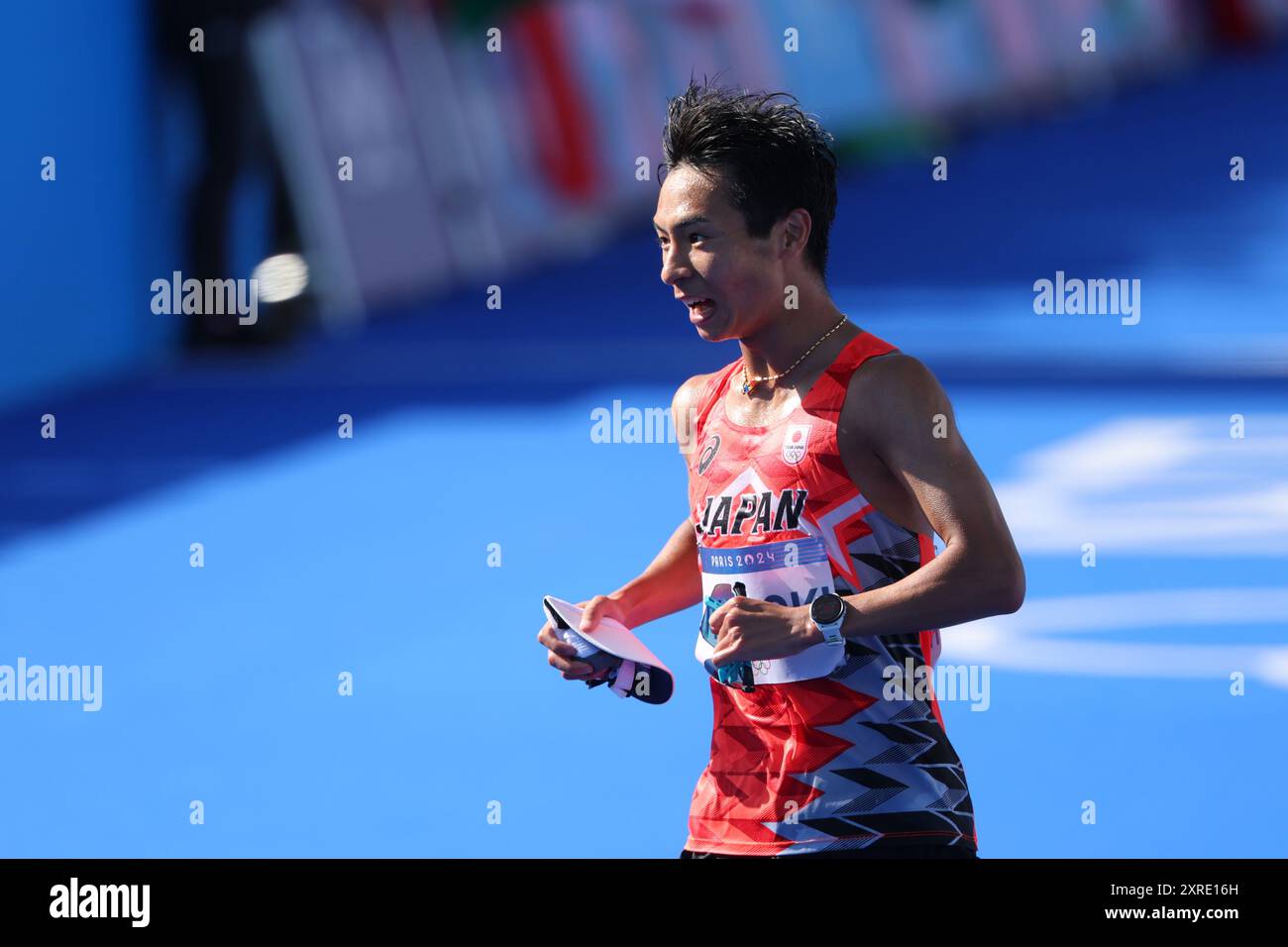Paris, France. 10th Aug, 2024. Akira Akasaki (JPN) Marathon : Men's ...