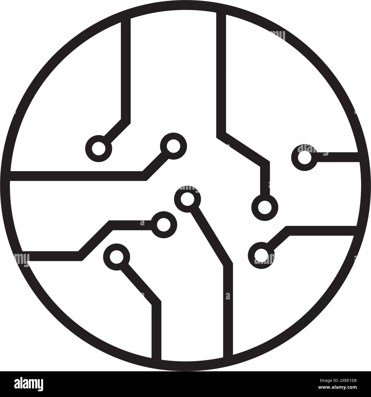 Circuit board icon element design Stock Vector Image & Art - Alamy