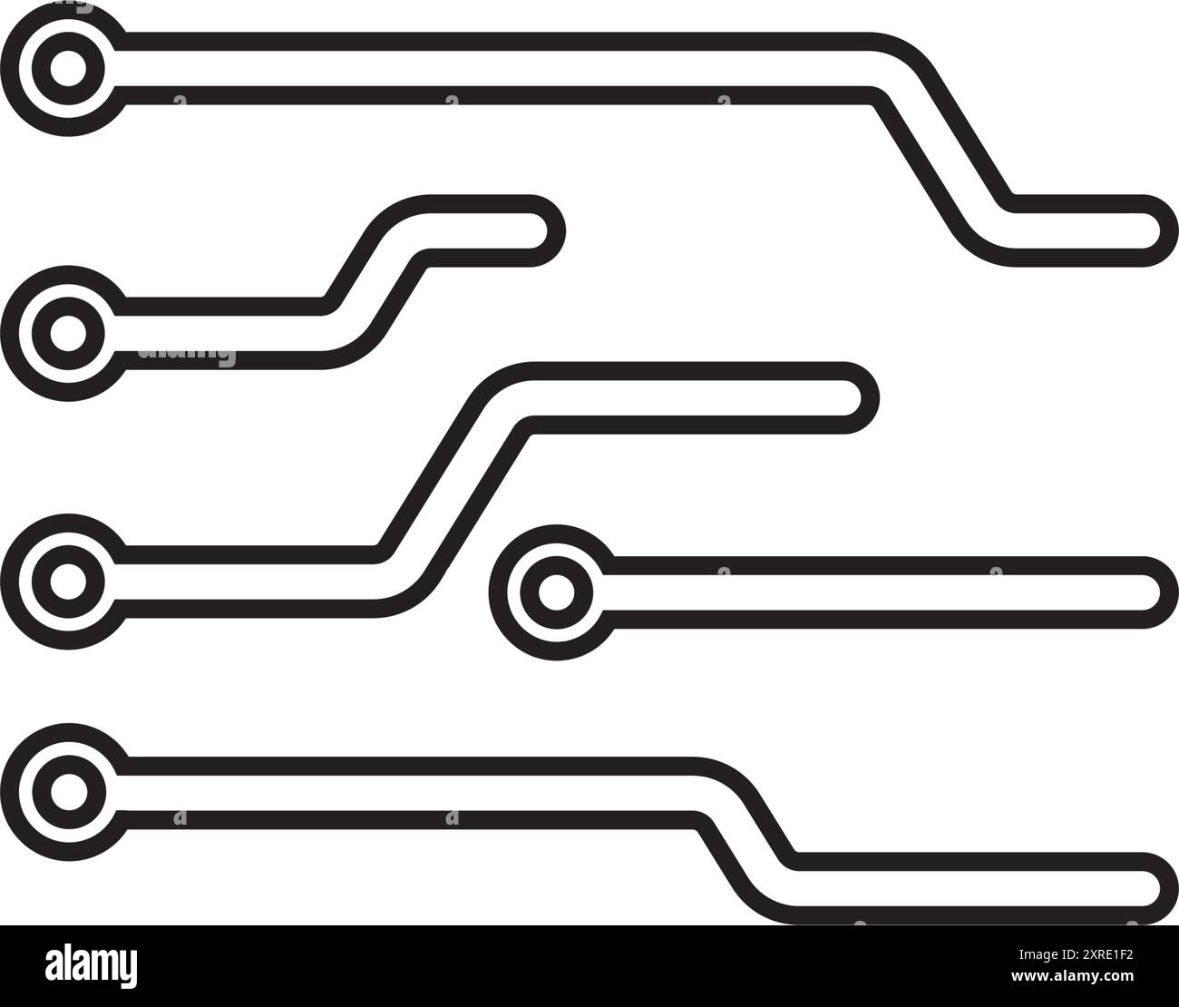 Network circuit Cut Out Stock Images & Pictures - Alamy