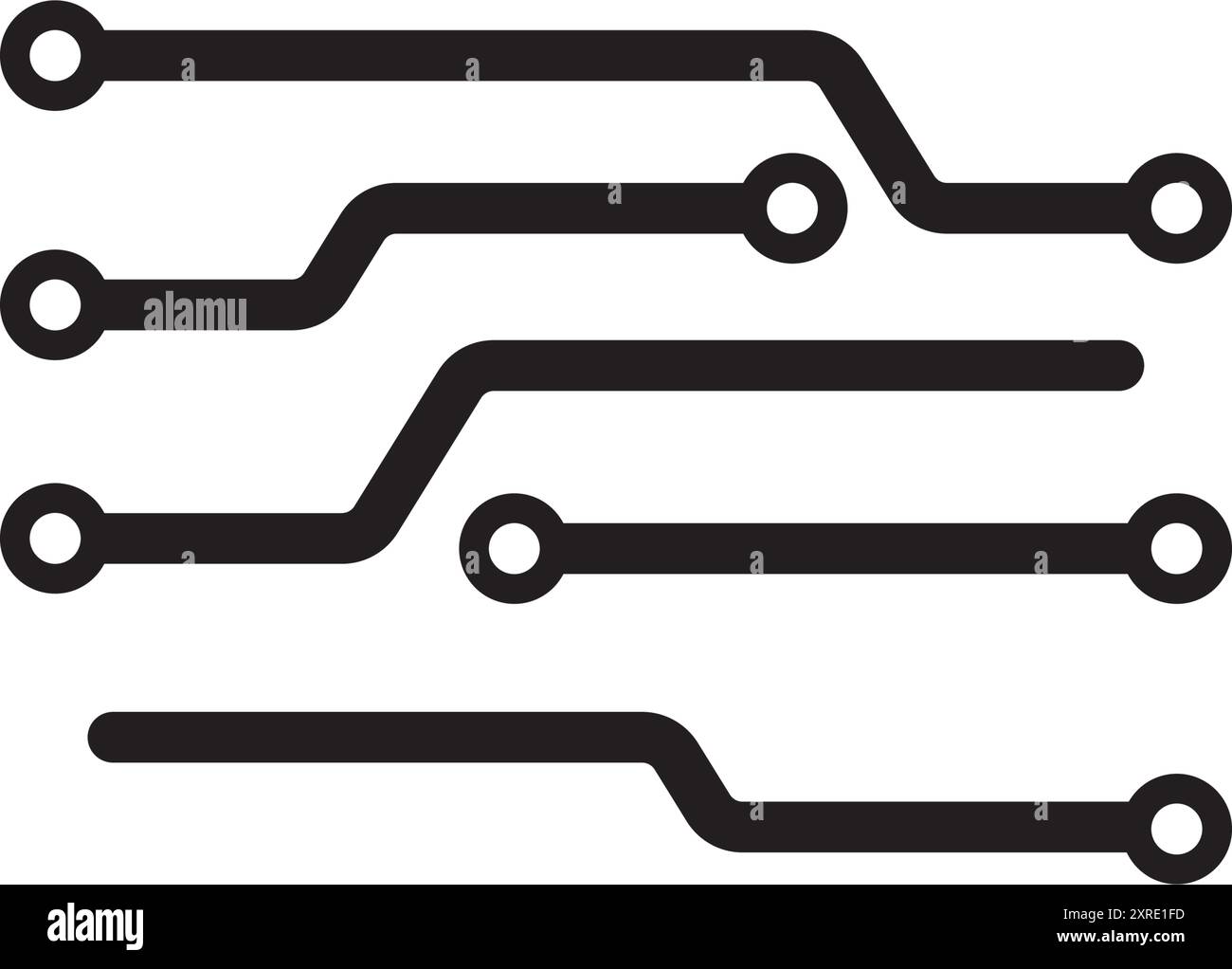 Circuit board icon element design Stock Vector Image & Art - Alamy
