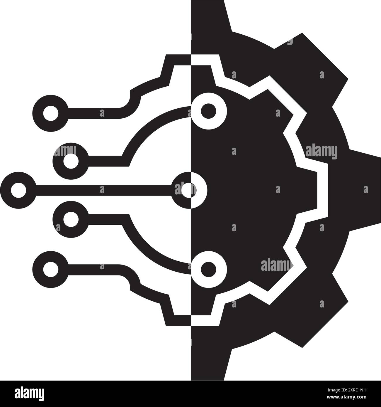 Data concept circuit board Stock Vector Images - Alamy
