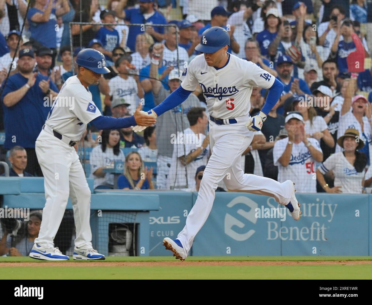 Los Angeles, United States. 09th Aug, 2024. Los Angeles Dodgers Freddie ...