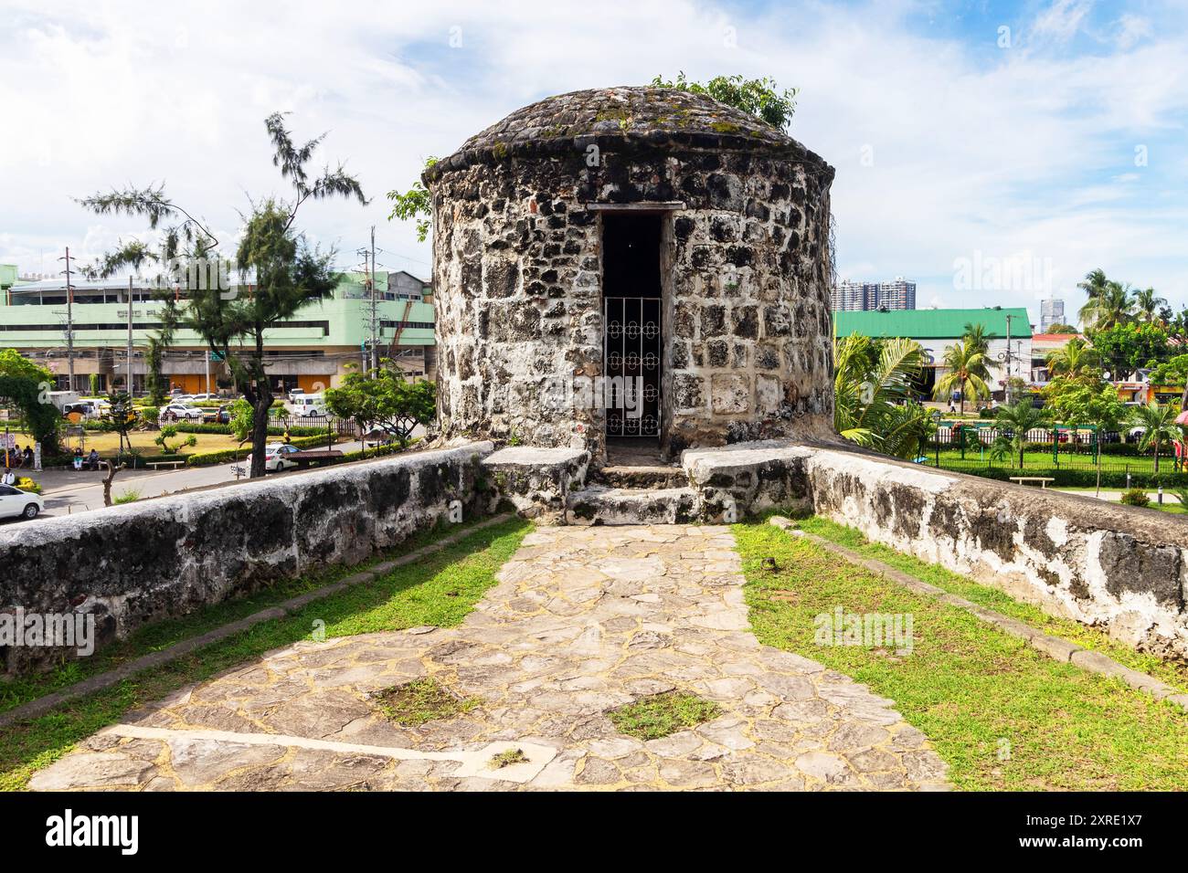 Bulwark at Fort San Pedro, a Spanish colonial era fortification in Cebu ...